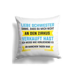 22Feels Dekokissen Grosse Schwester Geschenk Geburtstag Weihnachten Geschwister Mädchen