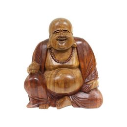 Oriental Galerie Dekofigur Figur Sitzender Happy Buddha mittel 20 cm (1 St)
