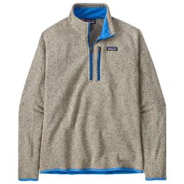 Patagonia - Better Sweater 1/4 Zip - Fleecepullover Gr S grau/beige
