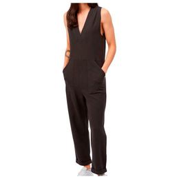 tentree - Women's French Terry V-Neck Jumpsuit - Jumpsuit Gr XS schwarz