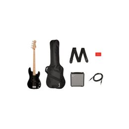 Squier E-Bass, Affinity Series Precision Bass PJ Pack MN Black