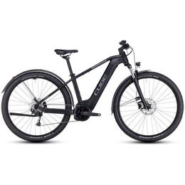 Cube Reaction Hybrid Performance Allroad 500 Wh E-Bike Hardtail Diamant 29" black'n'grey 18"/M