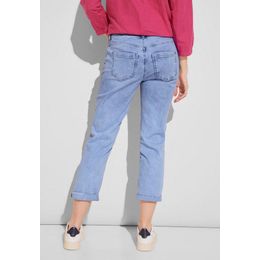 Street One Comfort-fit-Jeans aus Baumwolle mit Stretchanteil, blau