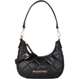 Valentino by Mario Valentino Valentino by Mario Schultertasche, Reißverschluss, Emblem, für Damen, schwarz