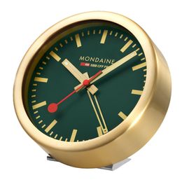 Mondaine® Tischuhr "Swiss Railways Clock", gold