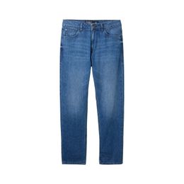 Tom Tailor Herren Comfort Straight Jeans, blau, Uni, Gr. 34/30