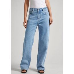 Pepe Jeans Loose-fit-Jeans LOOSE ST JEANS HW mit geradem, weitem Bein, blau
