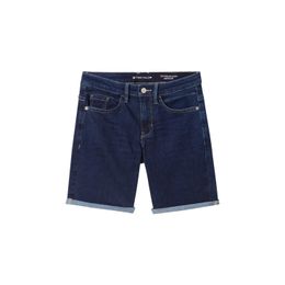 Tom Tailor Damen Alexa Jeans Bermuda, blau, Uni, Gr. 28