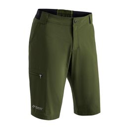 Maier Sports Funktionsshorts Norit Short M Herren Shorts, kurze Outdoor-Hose, Bermuda mit 5 Taschen, Regular Fit, grün