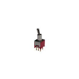 RND Sub-Miniatur-Kippschalter EIN-EIN rastend 400 mA 2 Wechsler - RND 210-00839