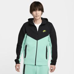 Nike Sportswear Tech Fleece Windrunner Herren-Hoodie mit durchgehendem Reißverschluss - Grün