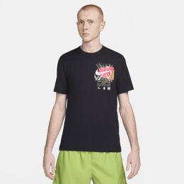 Nike Sportswear T-Shirt mit Rundhalsausschnitt für Herren - Schwarz