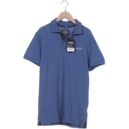 Hollister Herren Poloshirt, blau, Gr. 48