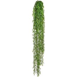 Kunstranke Ruscushänger Blatthänger, Creativ green, Höhe 160 cm, grün