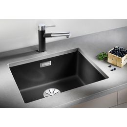 Blanco Granitspüle "SUBLINE 500-U" Küchenspülen Gr. mittig, grau (felsgrau) Küchenspülen
