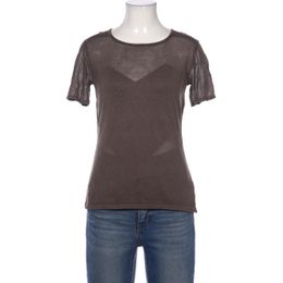 comma, Comma Damen T-Shirt, braun, Gr. 34