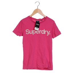 Superdry Damen T-Shirt, pink, Gr. 36