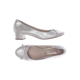 Tamaris Damen Ballerinas, silber, Gr. 37