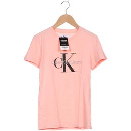 Calvin Klein Jeans Damen T-Shirt, pink, Gr. 34