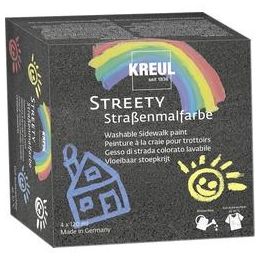 Kreul Straßenmalfarbe Streety Starter Set 4 x 120 ml