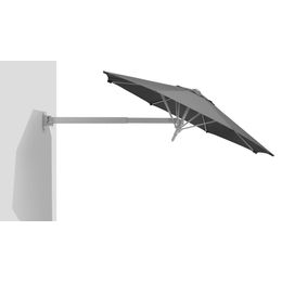 Sonnenschirm Schneider Schirme "»Muro« Wandschirm, Ø 250 cm" Standschirme grau (anthrazit) Sonnenschirme