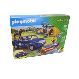 Playmobil® Spielbausteine Playmobil 5669 Wild Life 69tlg Camping Ausflug mit Pickup