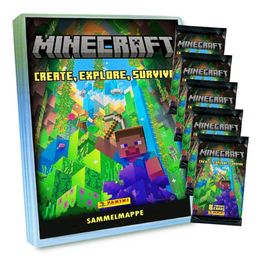 Panini Sammelkarte Panini Minecraft 3 Karten