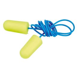 3M Gehörschutzstöpsel, EARSoft Yellow / gelb Neons mit Band (Packung a 200 Paar)