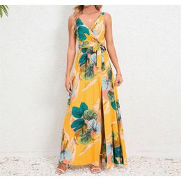 AFAZ New Trading UG Sommerkleid Sommerkleid Damen Einfarbig Ärmellos Swing Strandkleid Knielang