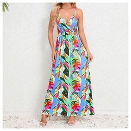 AFAZ New Trading UG Sommerkleid Lange Freizeitkleider Sommer Strand Maxi Dress
