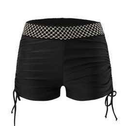 AFAZ New Trading UG Shorts Schnell trocknende Strand-Badeshorts mit hoher Taille für Damen