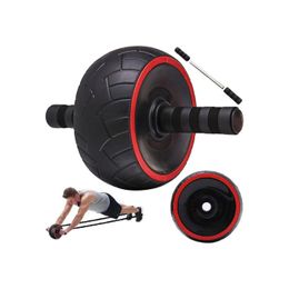 Retoo AB-Roller Bauchroller AB Wheel Bauchmuskeltrainer Bauchtainer Fitness Gerät (Set