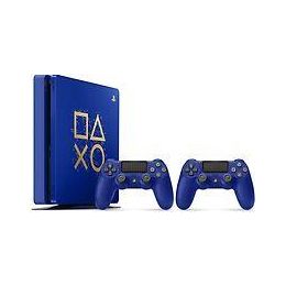 Sony PlayStation 4 slim 500 GB [Days of Play Limited Edition inkl. 2 Wireless Controller] blau