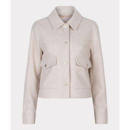 Esqualo Crop-Top Esqualo Jacke Kurz Meliert Sand