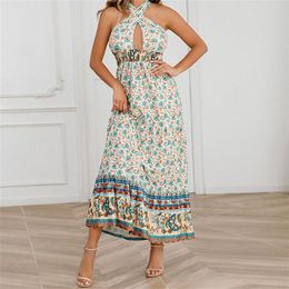 AFAZ New Trading UG Sommerkleid Damen Chiffon Kleid Langarm V-Ausschnitt Freizeitkleid