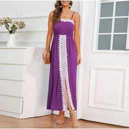 AFAZ New Trading UG Sommerkleid Kleid Damen Langarm Casual Elegant A Linie Maxikleid