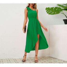 AFAZ New Trading UG Sommerkleid Damen-Sommer-Temperament-Bogen-Hosenträger-Sommerkleid Unregelmäßiges Sommerkleid