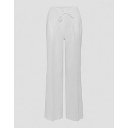 Opus Bundfaltenhose Milis breeze white