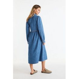 next Jeanskleid Gesmoktes Hängerchenkleid (1-tlg)