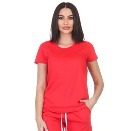 Normann Relaxanzug Damen kurzarm Schlafanzug Oberteil Pyjama Top Mix & Match