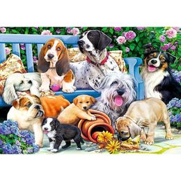 Trefl Hunde im Garten (Puzzle)