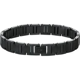 Calvin Klein Herren Armband, Edelstahl, schwarz