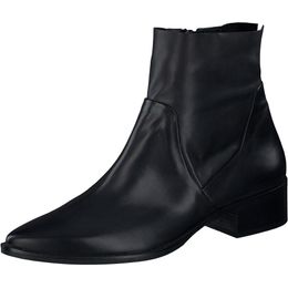 Paul Green Ankle Boots, Blockabsatz, Leder, für Damen, schwarz, 37.5