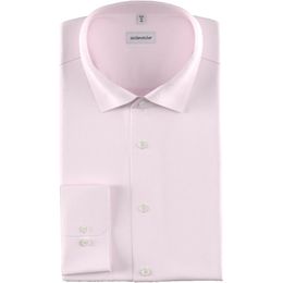 Seidensticker Smart Classics Businesshemd, Slim Fit, 1/1 Arm, Kent-Kragen, für Herren, rosa, 38