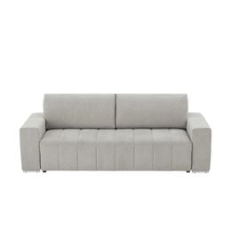 Höffner Big Sofa mit Schlaffunktion Zoom ¦ grau ¦ Maße (cm): B: 81 H: 81 T: 111