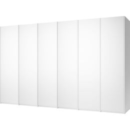 Müllermöbel Drehtürenschrank MÜLLER SMALL LIVING "Modular Plus Variante 7" Schränke Gr. B/H/T: 350,5 cm x 221,4 cm x 60,5 cm, 6 St., Basisausführung, weiß Drehtürenschränke