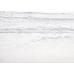 Komar Vliestapete "Silver Beach" Tapeten Gr. B/L: 400 m x 280 m, Rollen: 1 St., weiß (silber, weiß, grau) Vliestapeten