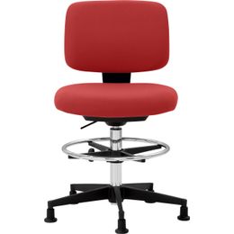 mayer Sitzmöbel Bürostuhl MAYER SITZMÖBEL "myMUSIC" Stühle Gr. B/H: 65 cm x 88 cm, 1 St., Struktur (recyceltes Polyester) uni, 3D-Sitzkomfort für dynamisches Sitzen-Sitztiefenverstellung-Gleiter + Kunststoff, rot (kirschrot, schwarz) Drehstühle