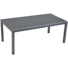 Gartentisch Merxx Tische Gr. B/H/T: 190 cm x 75,5 cm x 100 cm, silberfarben (silber, silber, grau) Klapptische