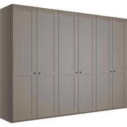 Drehtürenschrank Wiemann "Göteborg" Schränke Gr. B/H/T: 295,2 cm x 216 cm x 58 cm, 6 St., grau (kieselgrau, dekor) Drehtürenschränke